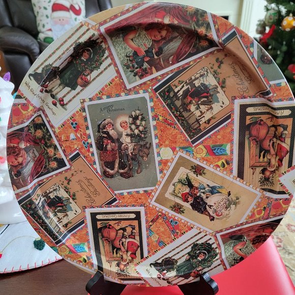 Holiday | Vintage Cookie Collage Tray | Poshmark